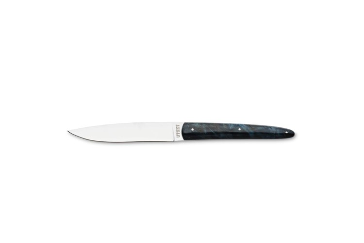 UTSET BLUE STABILIZED WOOD TABLE KNIFE | Comas and Partners