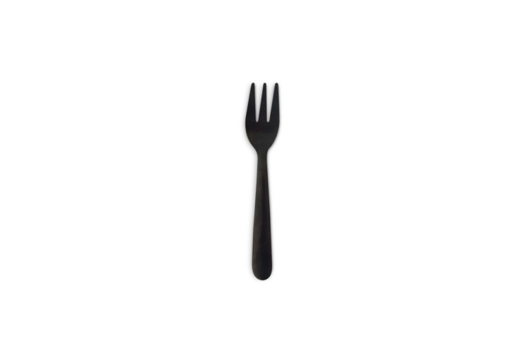 1001 MINI LUNCH FORK BLACK | Comas and Partners