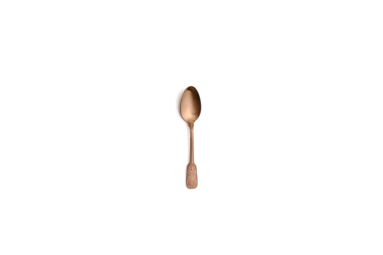 VERSAILLES SATIN COPPER COFFEE SPOON 18/10 | Comas and Partners
