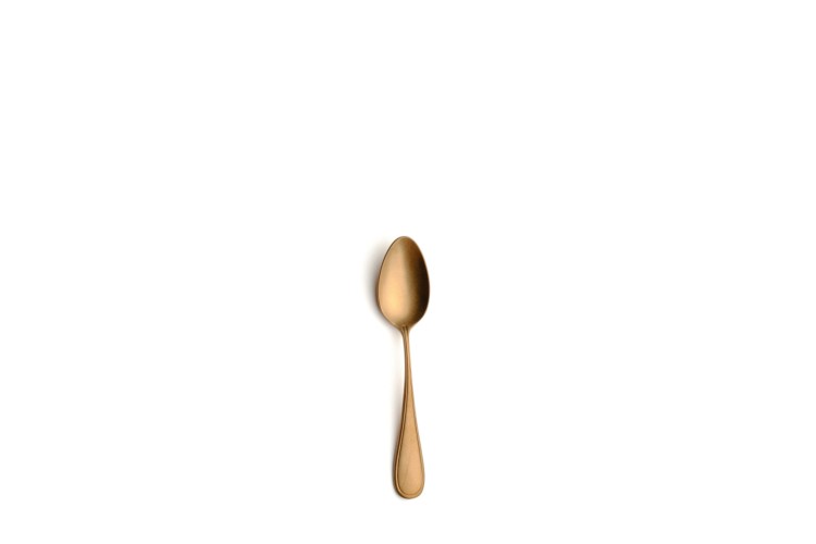 CONTOUR VINTAGE COPPER COFFEE SPOON 18/10 | Comas and Partners